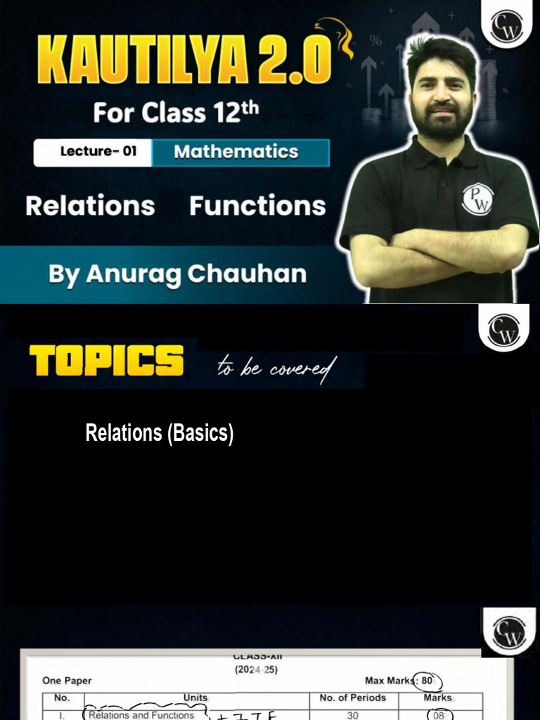 Relations Functions | PDF | Mathematics | Mathematical Concepts