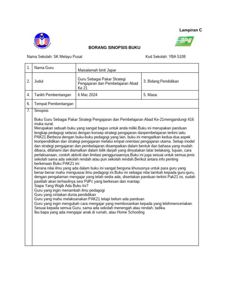 Panduan PAK21 untuk Guru Kreatif | PDF