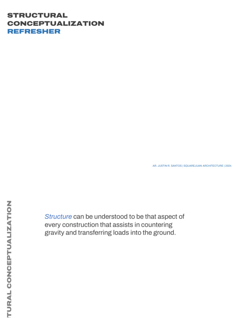 Refresher - Structural Concept | PDF | Beam (Structure) | Materials