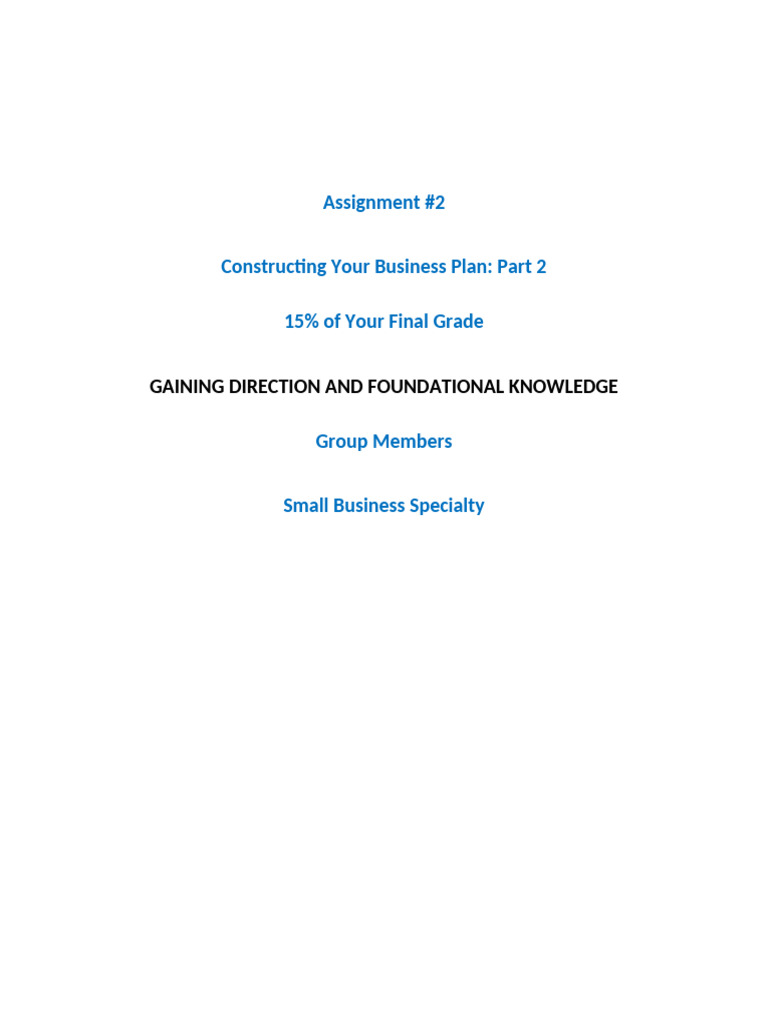 Assignment #2 - Template - BUSI | PDF | Expense | Economies