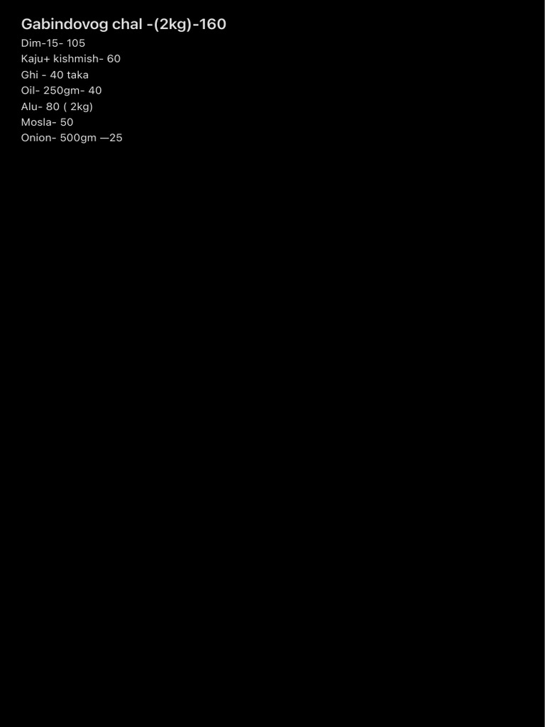 Gabindovog Chal - (2kg) - 160 | PDF