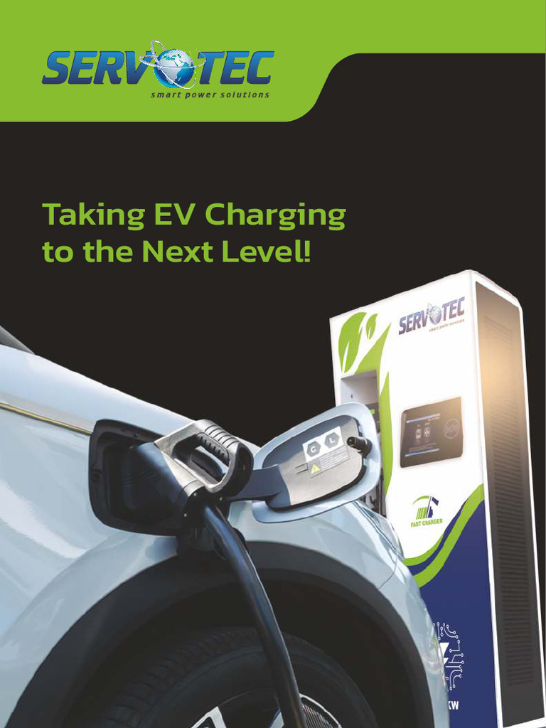 Servotech EV Charger Solutions Overview | PDF | Battery Charger ...