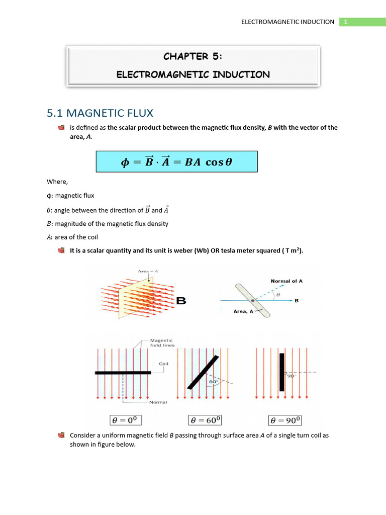 Electromagnetic Induction | PDF | Electromagnetic Induction | Inductance
