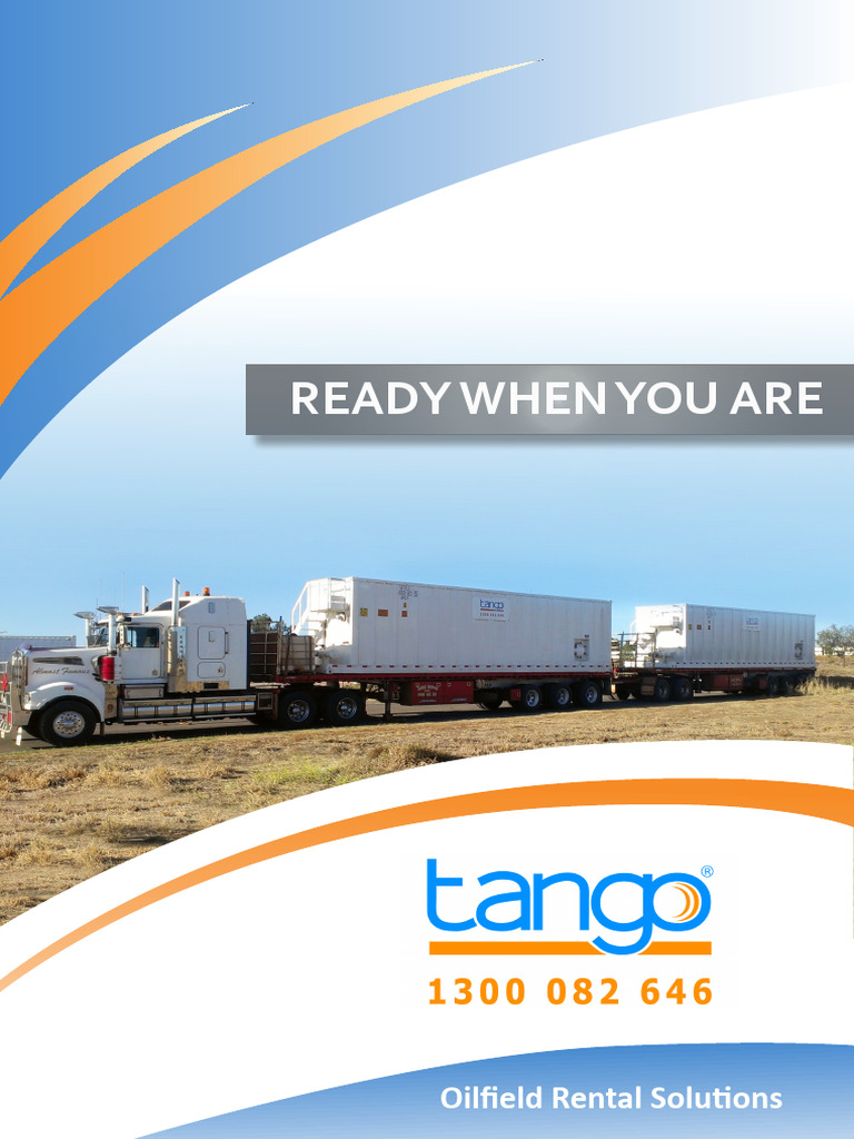 Tango Services e Brochure 2014 | PDF | Pipe (Fluid Conveyance) | Pump