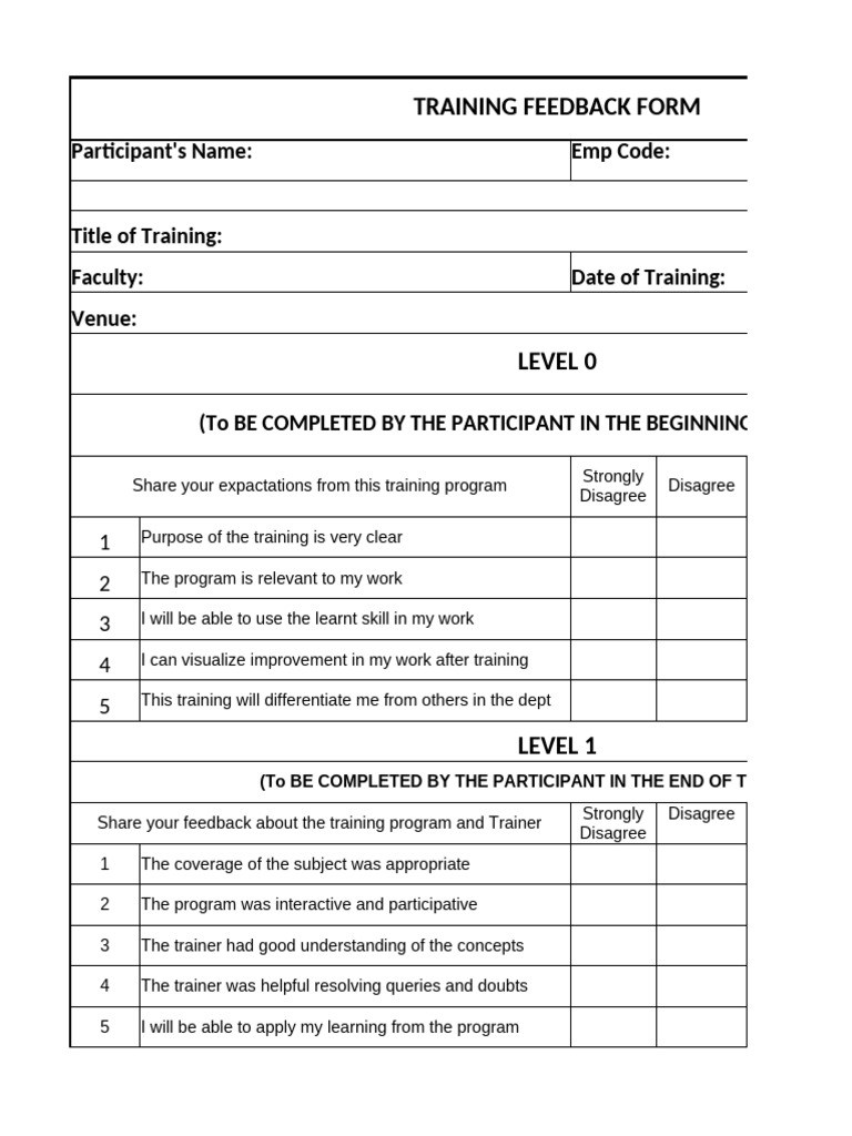 08 - HR - Training Feedback | PDF