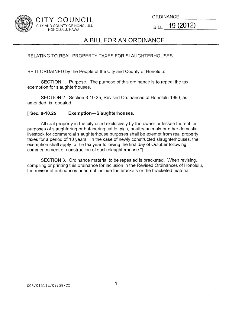 Bill 19 | PDF | Finance & Money Management