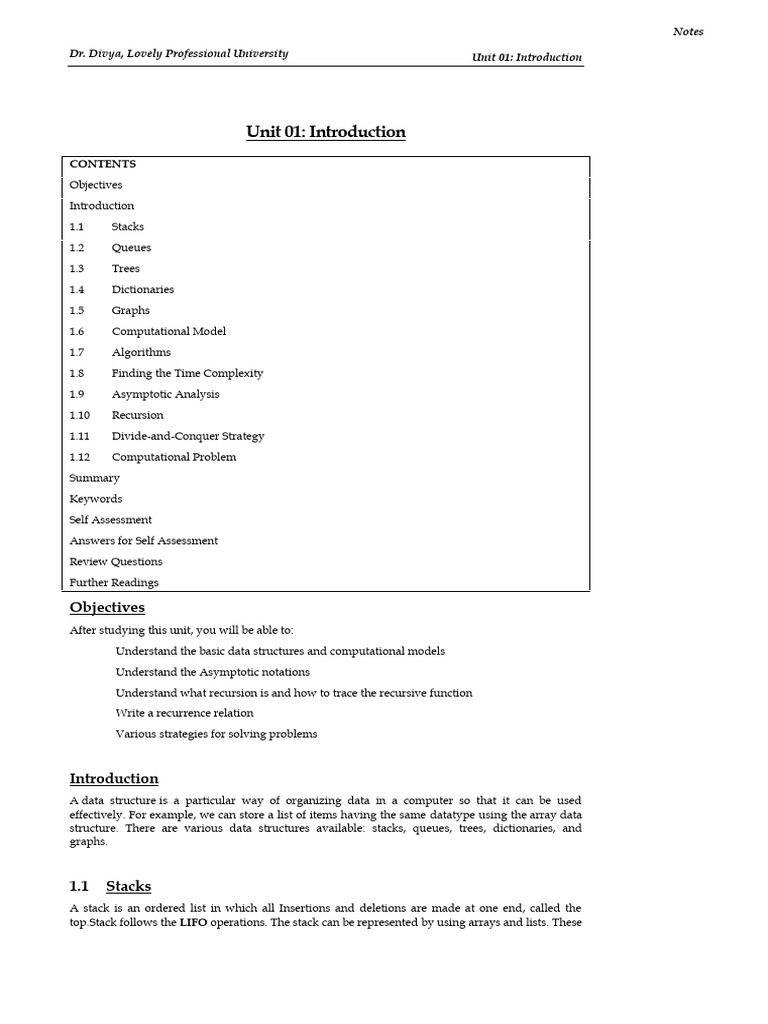 Decap538 Algorithm Design and Analysis2 | PDF | Computer Programming | Algorithms And Data ...