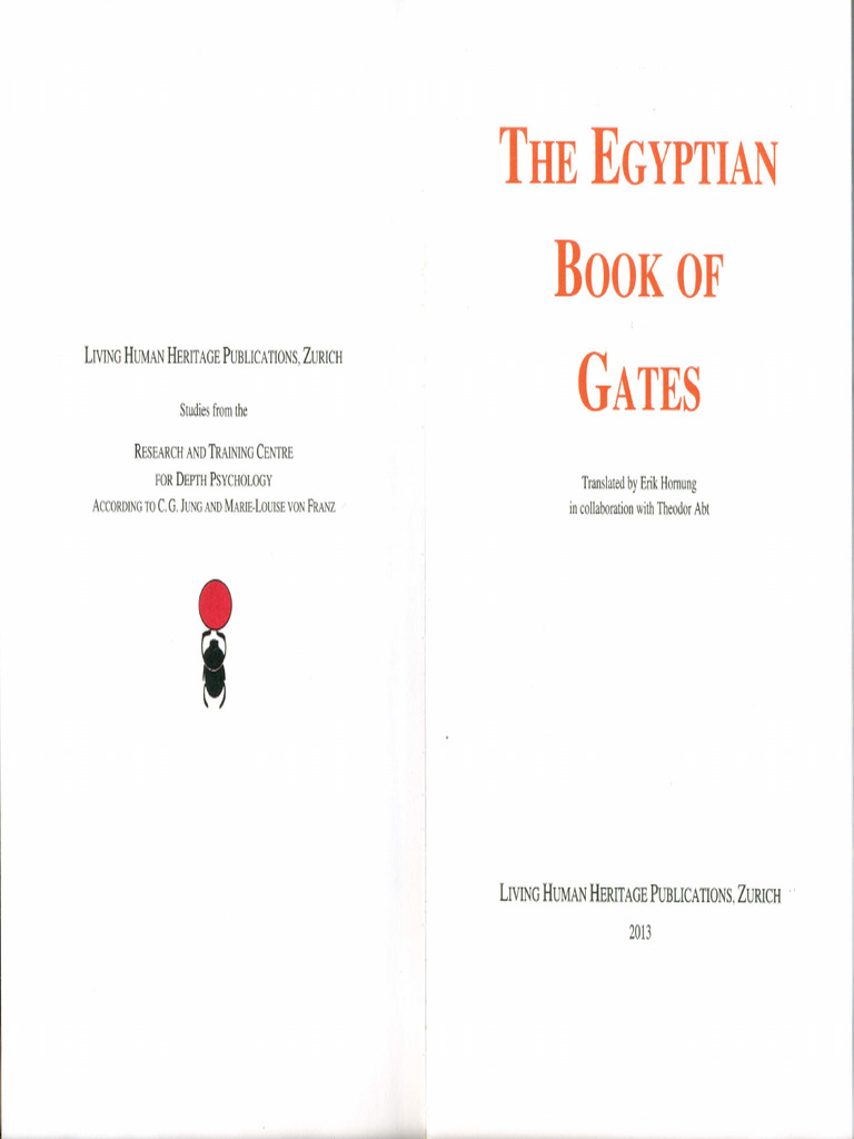 The Egyptian Book of Gates | PDF
