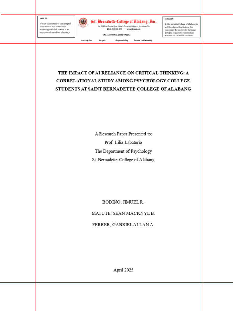 Research Paper Draft Updated | PDF | Intelligence (AI) & Semantics ...
