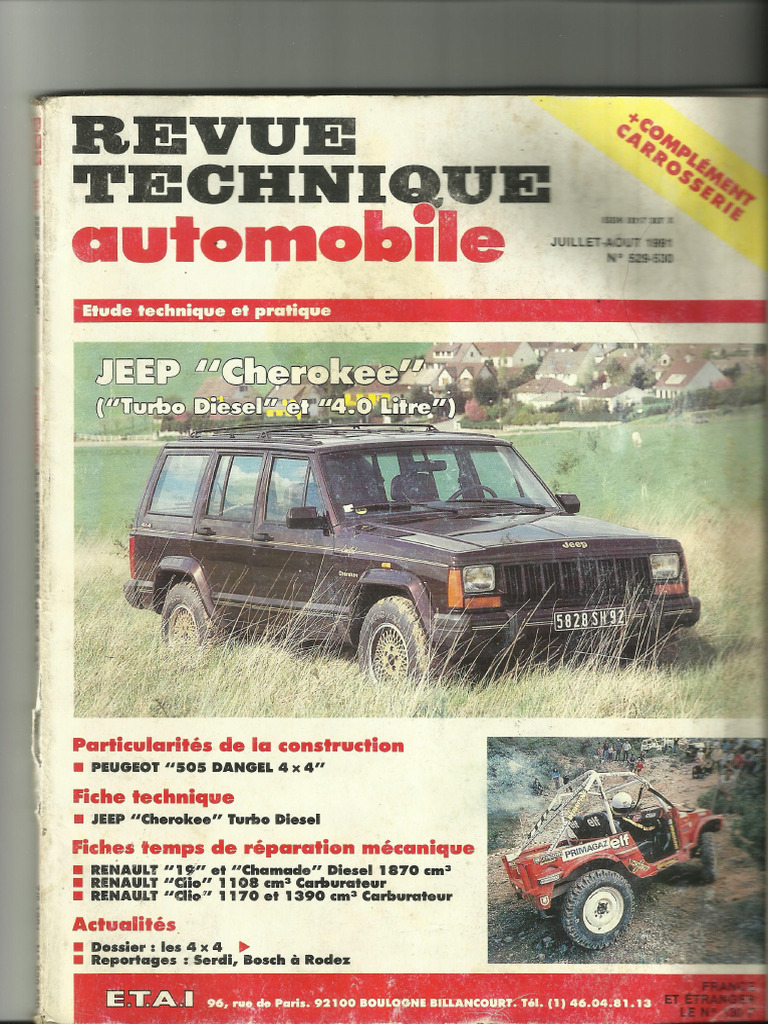 RTA Jeep Cherokee 2.1TD 4L | PDF