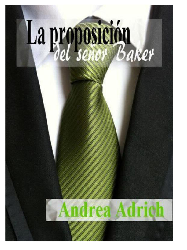 A. Adrich - 1 La Proposicion Del Señor Baker - PDF Versión 1 | PDF