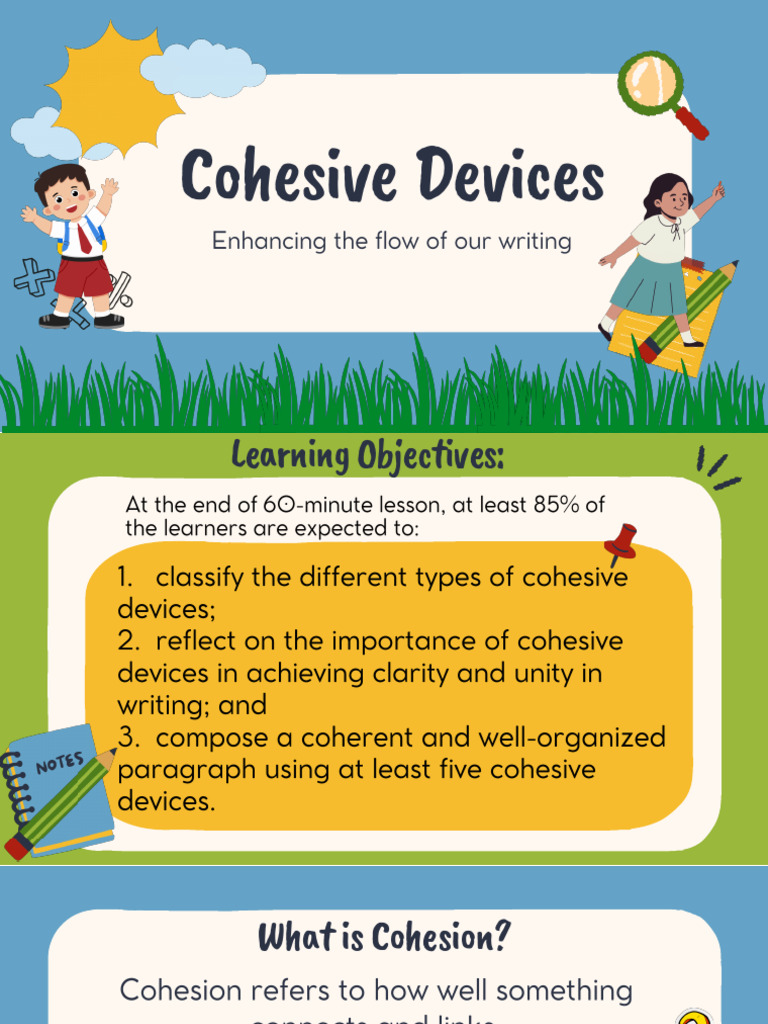 Mastering Cohesive Devices in Writing | PDF