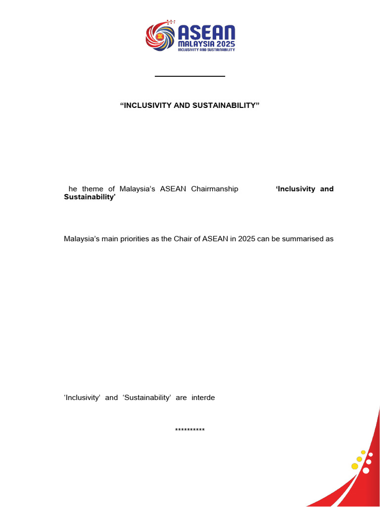 About ASEAN 2025 | PDF