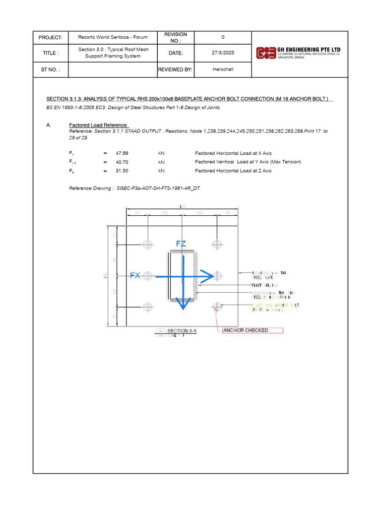 Section 3.1.3A - RHS Anchor Loads | PDF