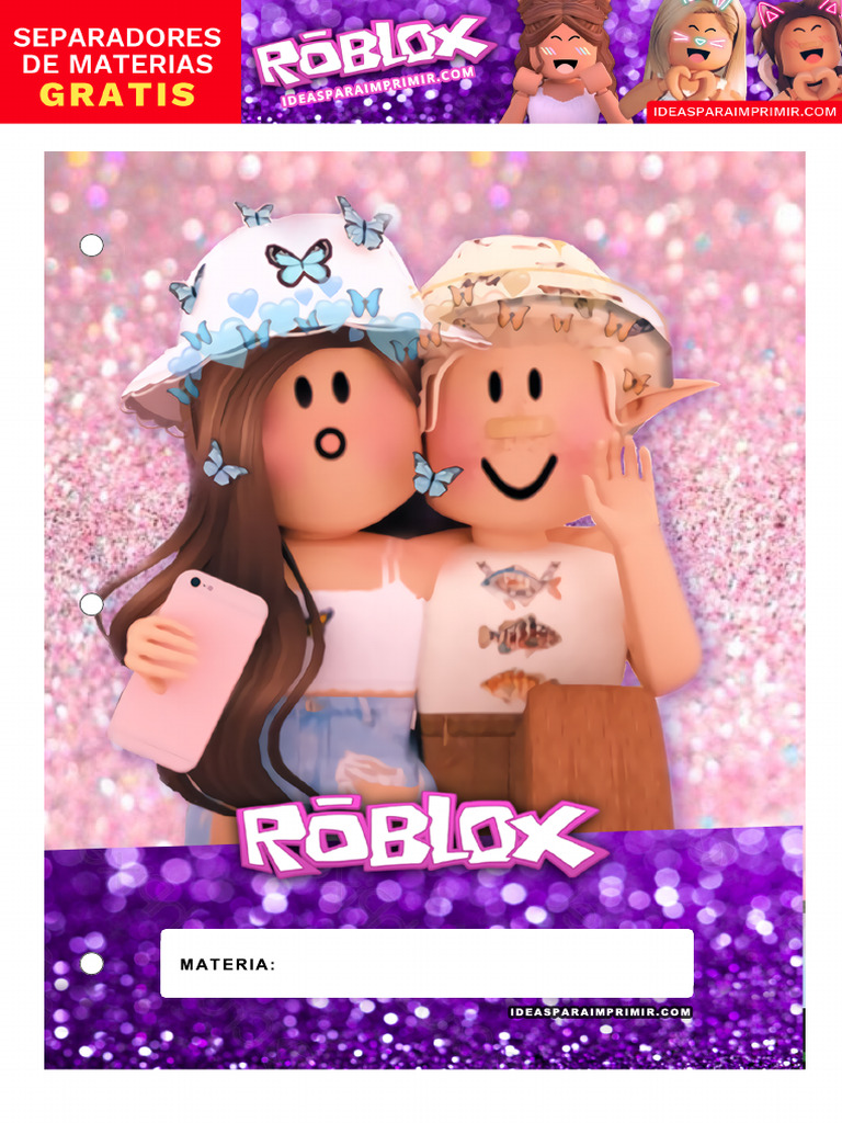 caratulas-asignaturas-de-roblox-ninias-roblox-girls-para-imprimir ...