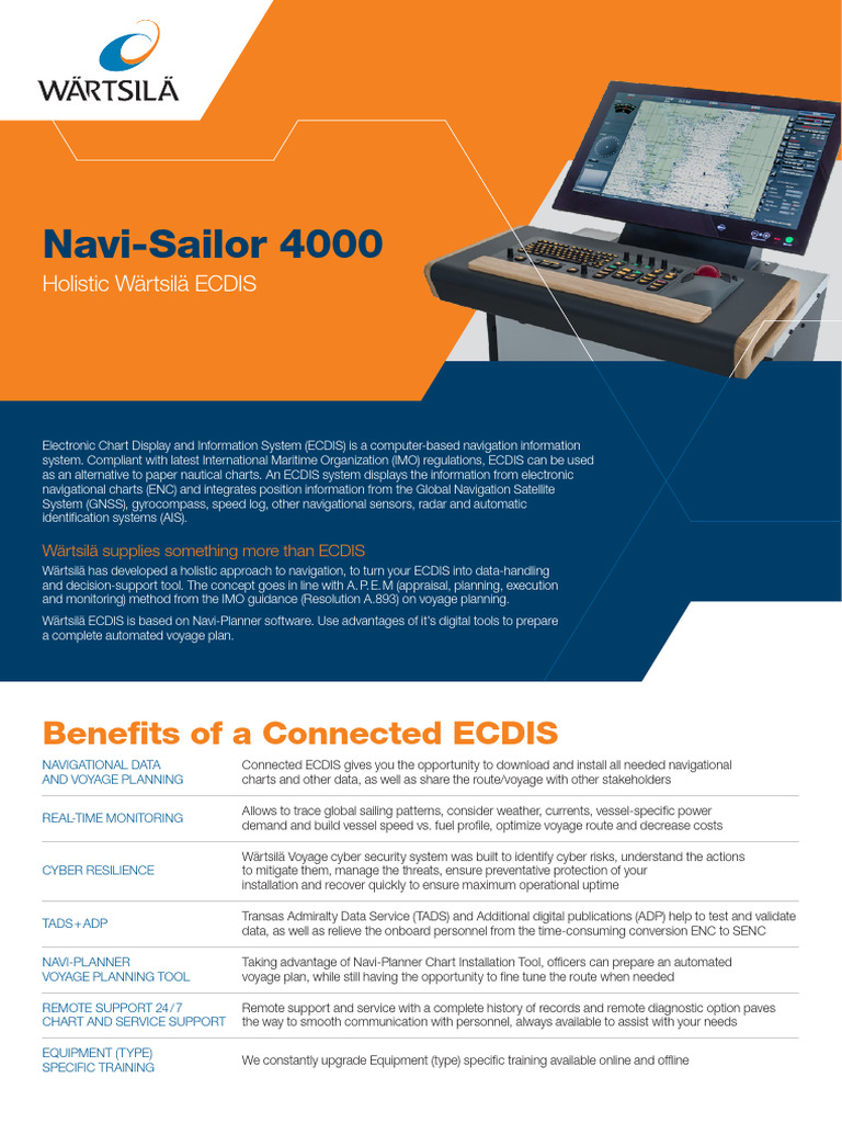 Navi-Sailor 4000 ECDIS Overview | PDF | Navigation