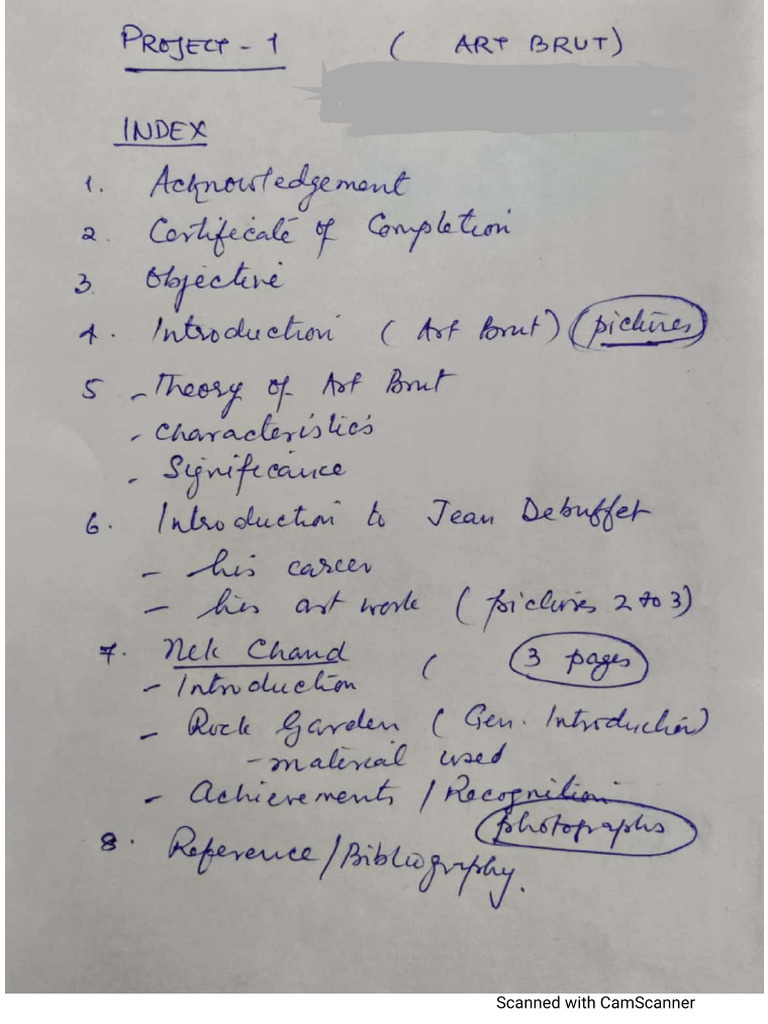 Eng Project For Class 11 | PDF