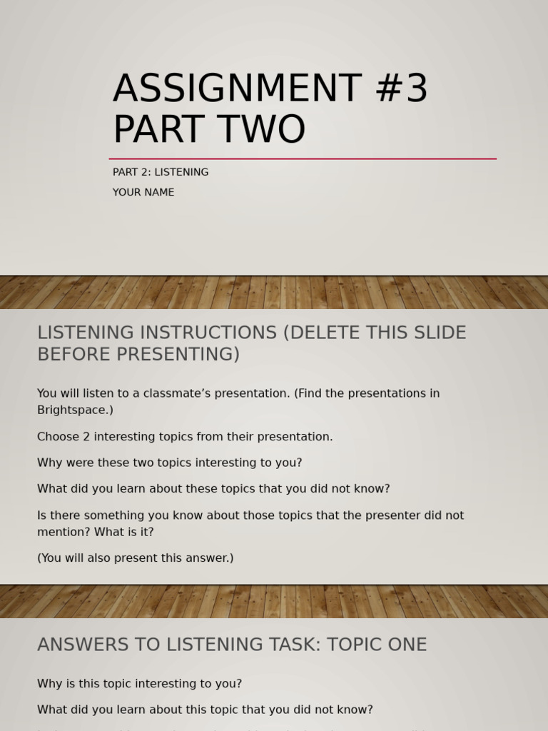 Assignment #3 Part 2 Template | PDF