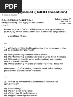 Dental Assistant Exam Practice Questions | PDF | Tooth | Infection