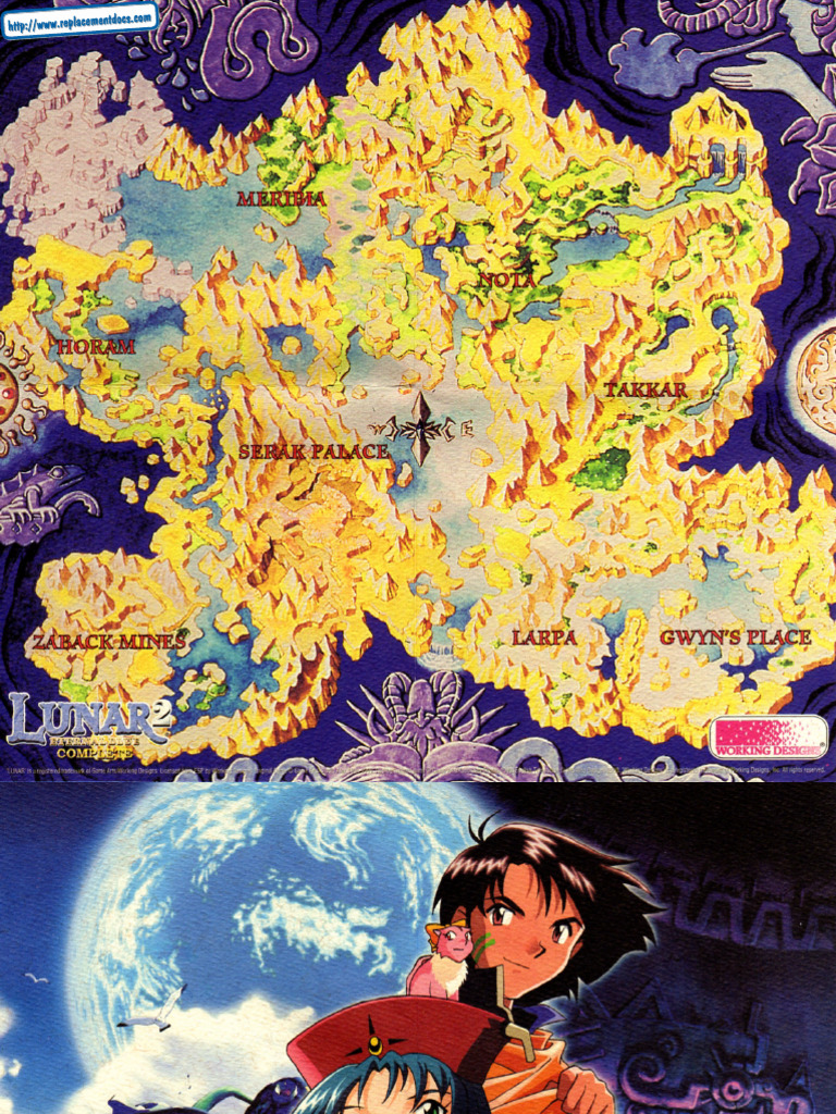 Lunar 2 - Eternal Blue Complete - Map - PSX | PDF