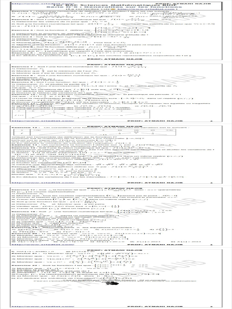 1sm Generalite Fct Seri5 | PDF