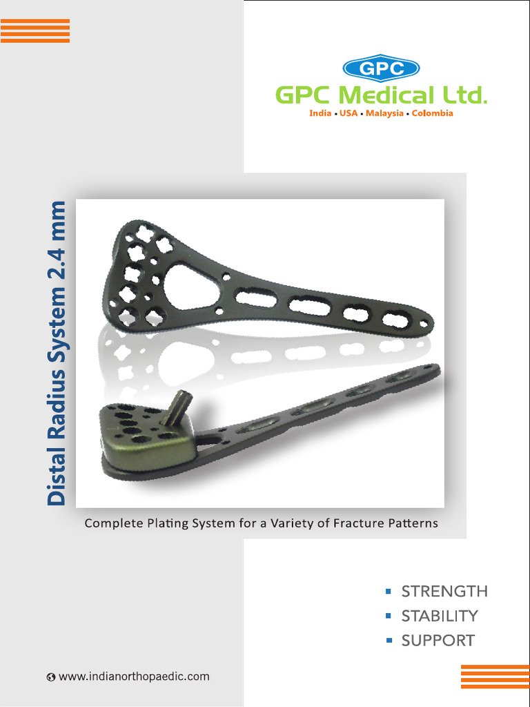 Distal Radius System - DRS 400 (New Catalog 2021) | PDF