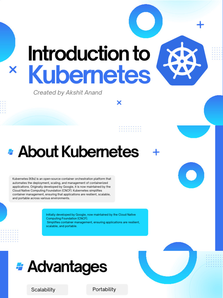 Kubernetes Presentation | PDF
