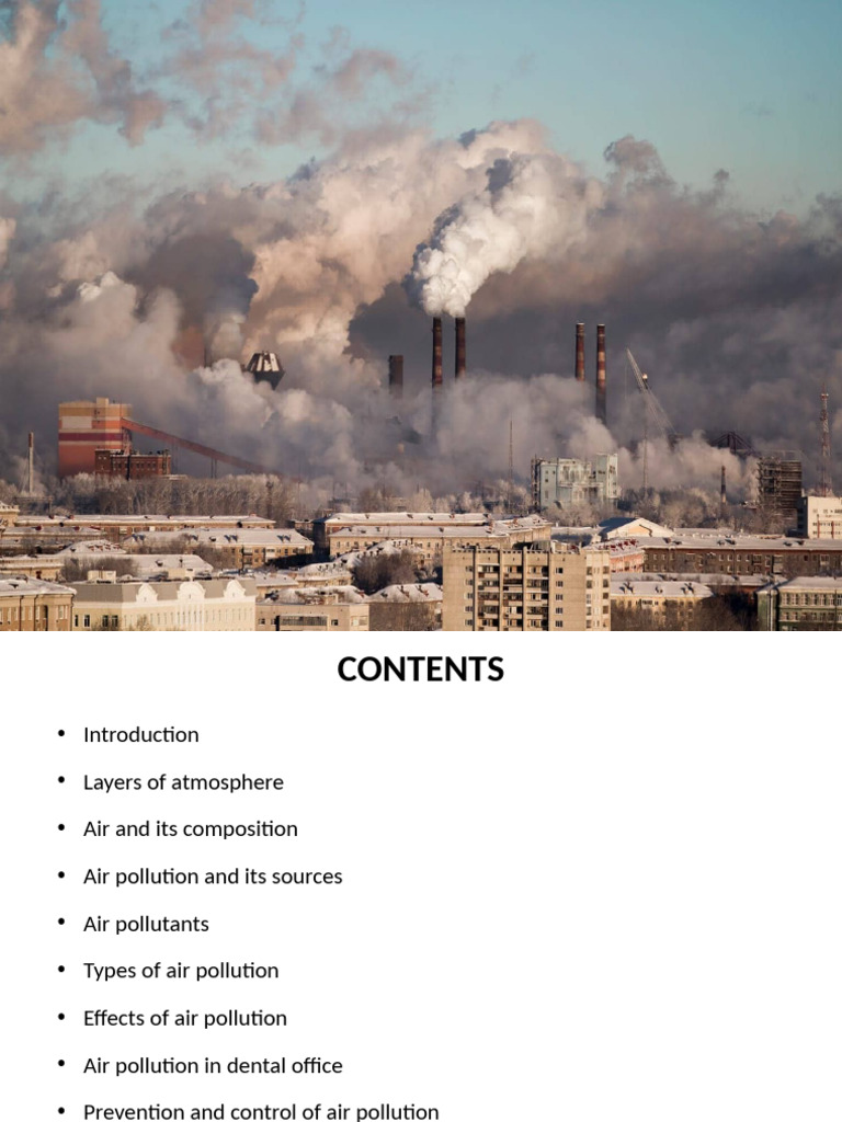 Air Pollution | PDF | Atmosphere Of Earth | Air Pollution