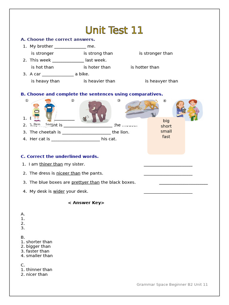 Unit Test 2-11 | PDF