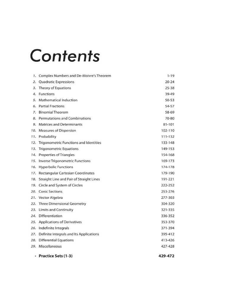 Eamcet Maths Chapterwise Problems 2 | PDF