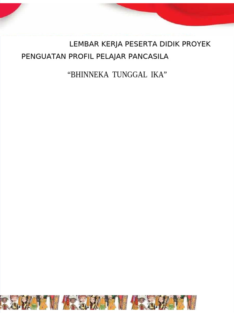 PDF LKPD p5 Kebhinekaan - Compress | PDF