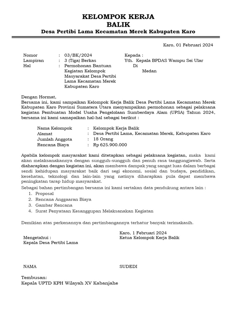 Kelengkapan Proposal UPSA | PDF