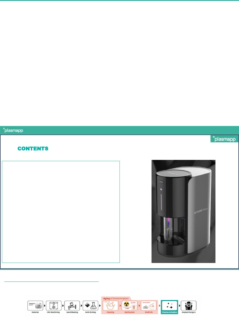 Plasma Activator Vs UV Activator Comparison | PDF | Dental Implant ...