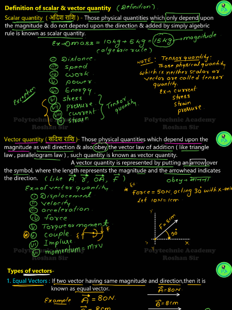 Lect-7 Types of Vectors - 56729791 - 2025 - 04 - 01 - 10 - 59 | PDF