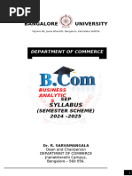 BU B.com SEP Course Matrix 24-25 FINAL 1st An 2n Sem | PDF | University ...