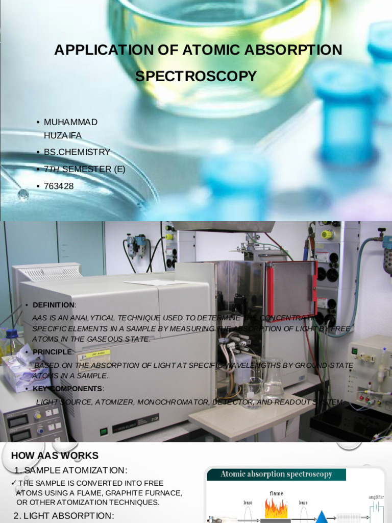 Applications of Atomic Absorption Spectroscopy | PDF | Atomic Absorption Spectroscopy ...