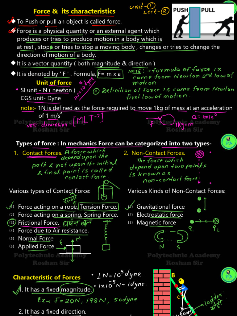 Lect-2 Force & Principle of Transmissibility - 56729785 - 2025 - 04!01!10 - 59 | PDF