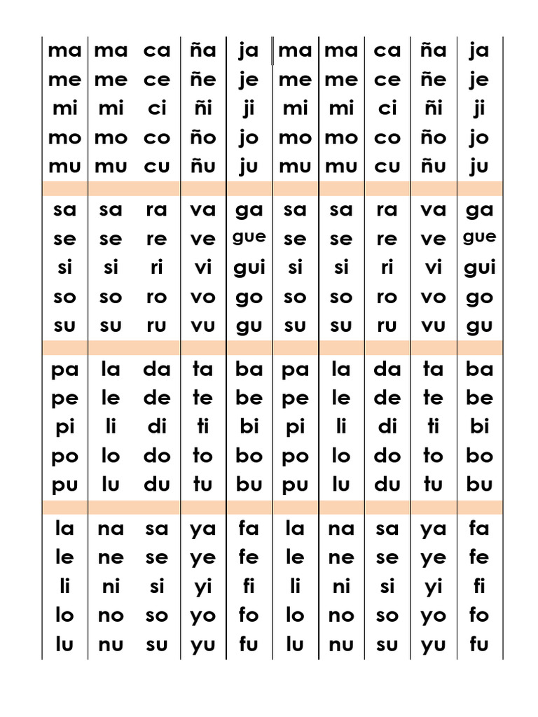 1.tiras Juegos-Silc3a1bicos FP | PDF