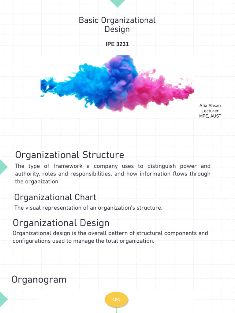 Basic Organizational Design | PDF | Employment | Organizational Structure