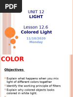 PhET Simulation - Color Vision | PDF | Color | Optical Filter