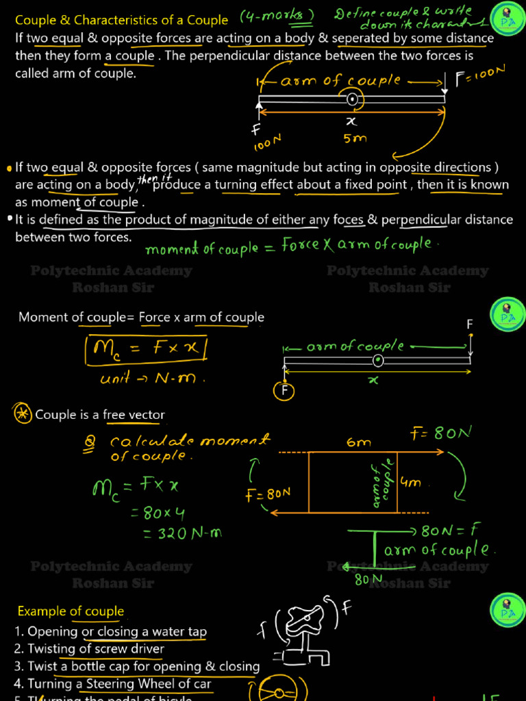 Lect-19 Couple & Unit-1 Guess Question - 56729803 - 2025 - 04 - 01 - 10 - 58 | PDF