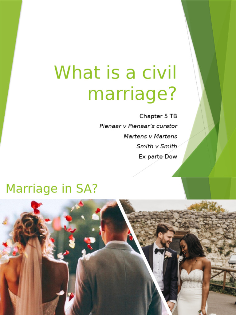 Understanding Civil Marriage in South Africa | PDF | Interpersonal ...