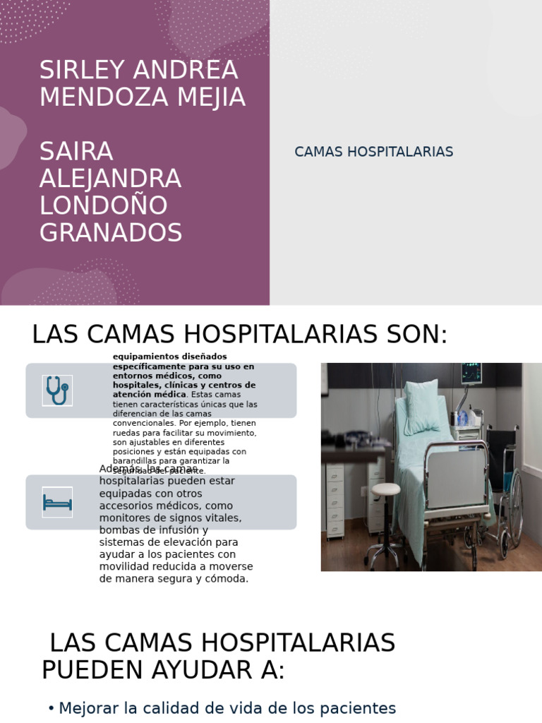 Tipos y Beneficios de Camas Hospitalarias | PDF | Cuidado de la salud ...