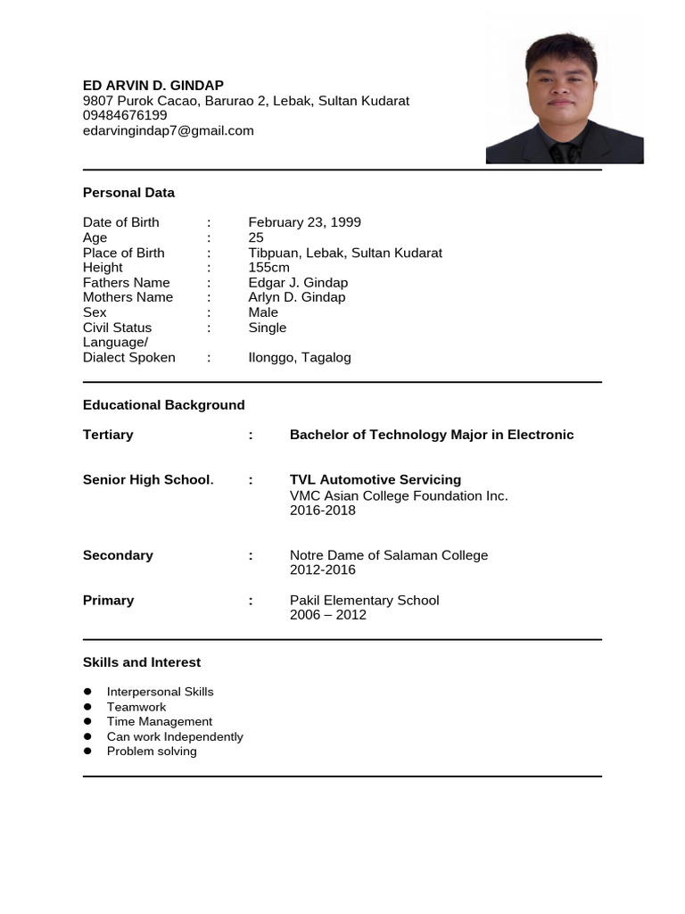 CV Bryan | PDF