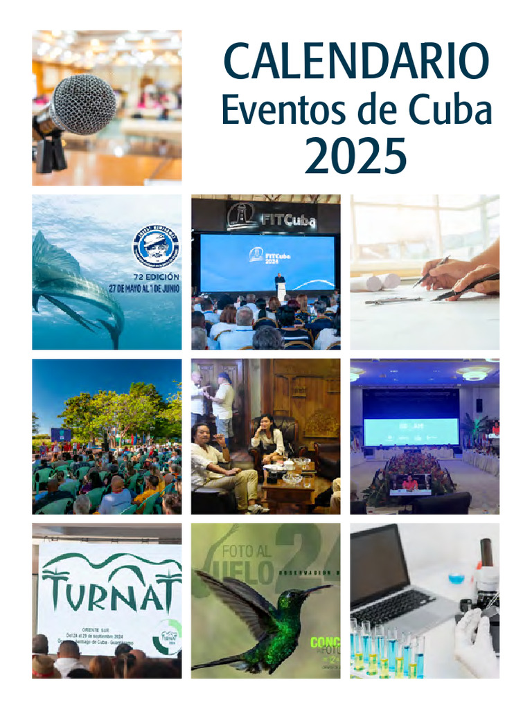 Calendario de Eventos 2025 Español | PDF | Cuba | la Habana