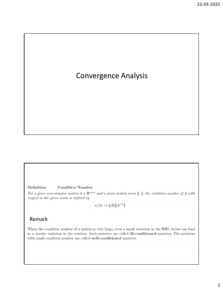 Iterativ3e Method Cgs Anlysis Notes | PDF