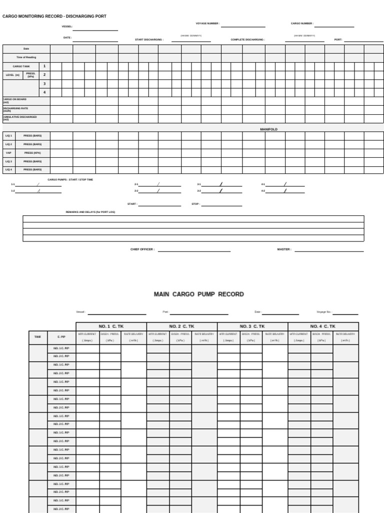 LNG Carrier - Cargo Forms Discharging | PDF | Ships | Shipping