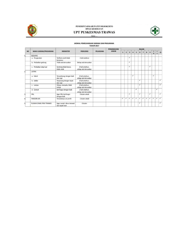 contoh jadwal | PDF