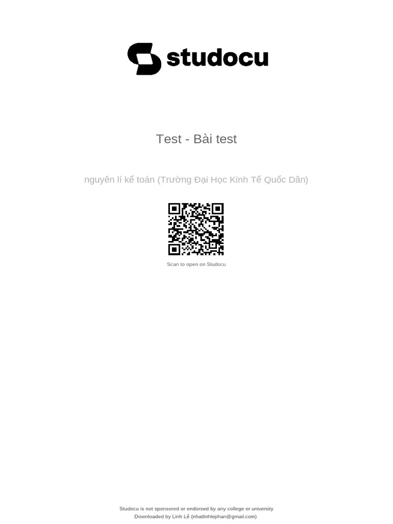 Test Bai Test | PDF
