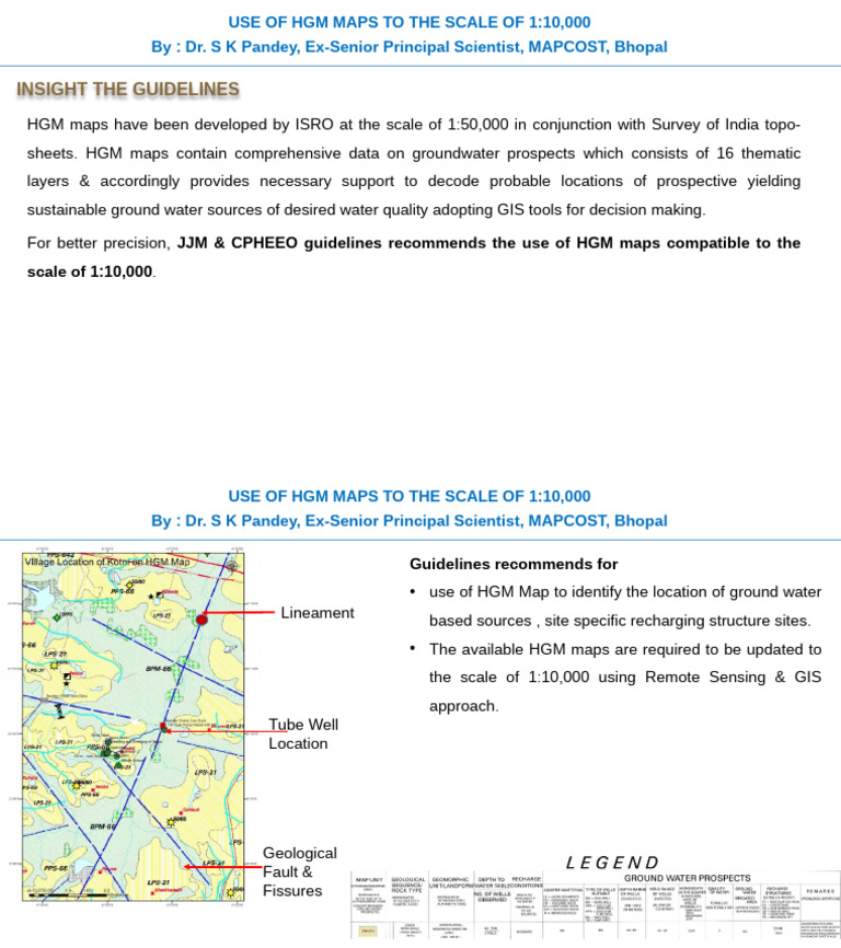 Use of 10000 Scale HGM Maps | PDF